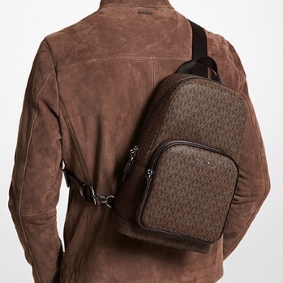 Michael Kors | Bags | Michael Kors Mens Cooper Logo Sling Pack | Poshmark